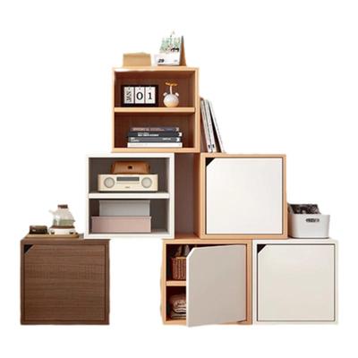 办公桌面置物架多功能格子柜矮柜