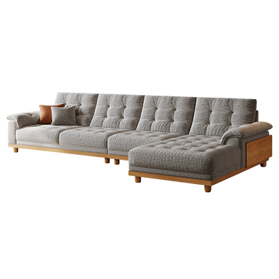 拉芙菲/LFF原木风布艺沙发