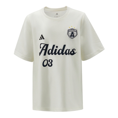 adidas阿迪达斯宽松透气半袖T恤2026夏女大儿童短袖上衣 KG7837