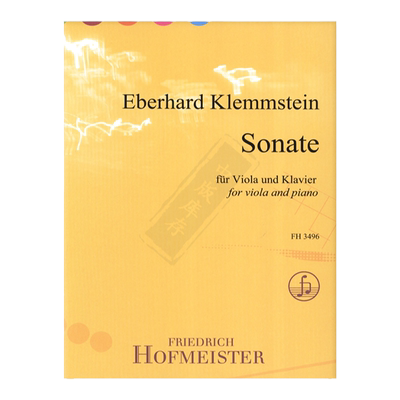 克莱姆斯坦奏鸣曲中提琴和钢琴