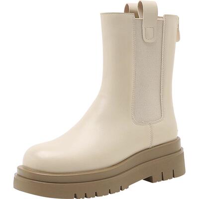 大东中跟布切尔西靴后拉链