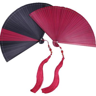 全竹折扇开合顺畅寄明月舞蹈扇子