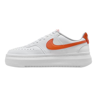 Nike/耐克正品CourtVisionLift新款女白橙色经典板鞋DM0113-104
