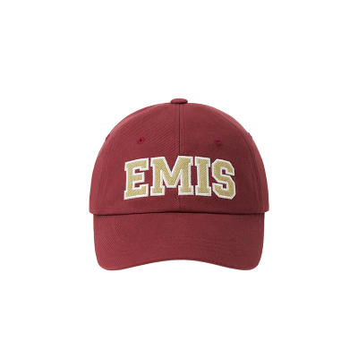 emis棒球帽斜纹刺绣大帽围鸭舌帽
