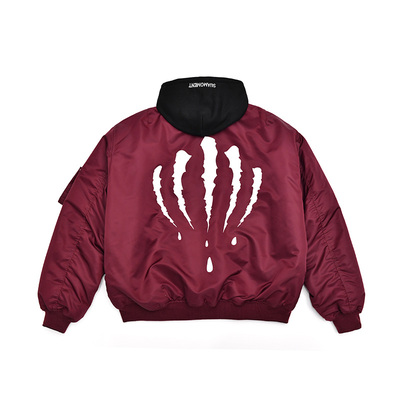 suamoment三代血爪潮夹克棉服