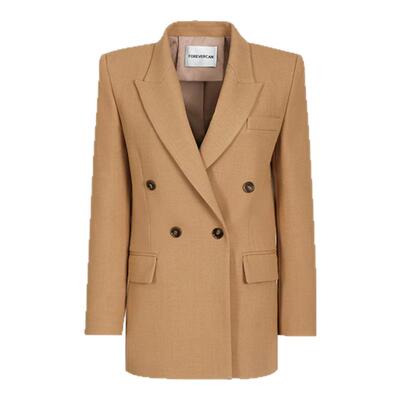 CAN春季新款复古感百搭西装外套