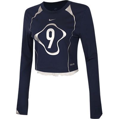 NIKE耐克女子AS W NSW LS CRP运动休闲长袖T恤IO0467-410