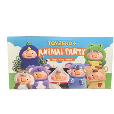 罐头猪LULU动物派对盲盒公仔