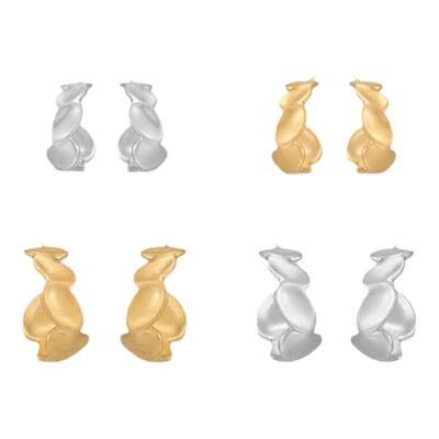 印记耳环2025夏季S925银针耳饰女