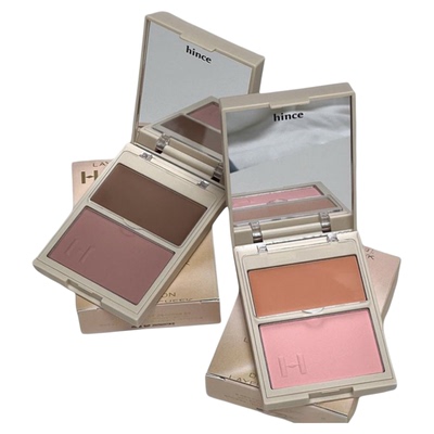 hince双色腮红腮紫自然修容高光