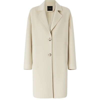 简约款经典单排扣大衣