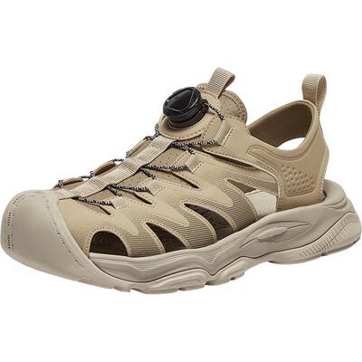 百思图夏季新款时尚潮流户外休闲百搭溯溪鞋男运动凉鞋51515BL5