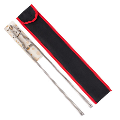 不锈钢U型钢针潘娜托尼纸杯加长钢针铁签配件冷却叉