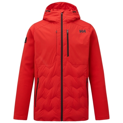 HH一体织针梭拼接羽绒填充夹克