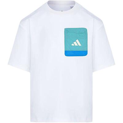 阿迪达斯夏季男大童快干短袖T恤
