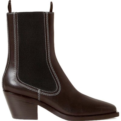 【D11秒杀】Loeffler Randall 秋冬女短筒粗跟切尔西靴