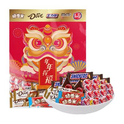 德芙巧克力糖果礼袋零食