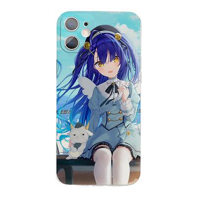 风中的天宫心阿喵喵少女心苹果12手机壳二次元适用于14pro小米13OPPOa59s红米k70荣耀90iQOO14华为p60vivos14