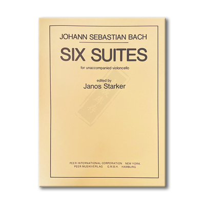 巴赫六首无伴奏大提琴组曲原版