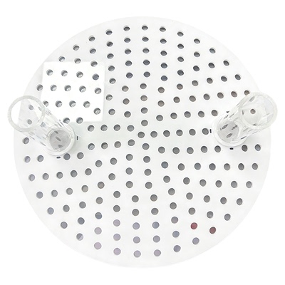 古法生态鱼缸底滤镂垫空洞洞板排污水空隔板DIY手工圆形托盘底座