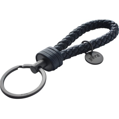 编织钥匙扣yora牛皮经典