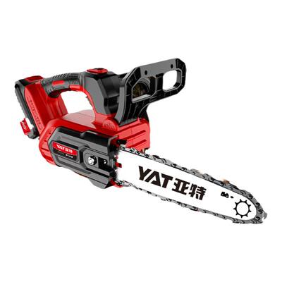 亚特电锯家用小型手持充电式电动伐木锯锂电池手电锯大功率锯树柴
