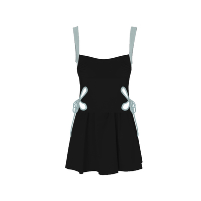 atlanticbeach度假泳衣女 2024新款镂空花合集连体裙式泳装高级感