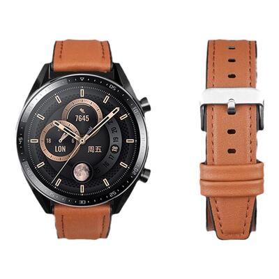 适用华为watchgt4手表带快拆真皮watch3prc/GT3pro/GT2PRO男女款