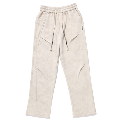 美式重磅纯棉卫裤男2024秋冬新款