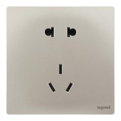 罗格朗五孔插座暗装86型开关面板