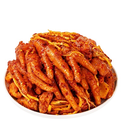 正宗云南佤味鸡爪爆辣凤爪苤菜根