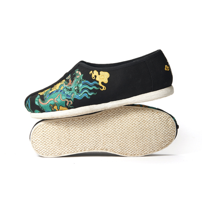 内联升男鞋博物汉字九门提督布鞋