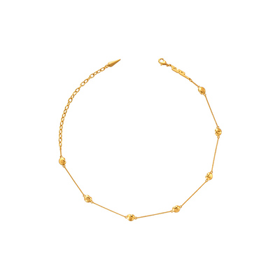 盐岛笛卡尔满天星项链百搭锁骨链