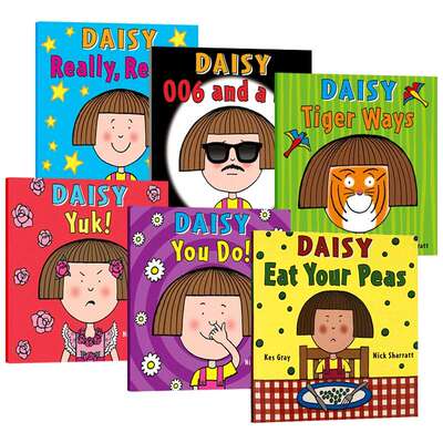 鬼马精灵黛西6本套装 英文原版绘本 Daisy 吴敏兰书单 Kes Gray 创意教学 英文版儿童启蒙读物 进口英语儿童图画故事书籍