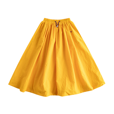 花苞半身裙秋显瘦蓬蓬A字中长裙