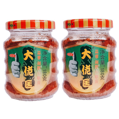 大佬匡辣椒酱广东蒜蓉瓶装