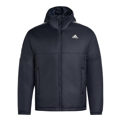 Adidas/阿迪达斯正品2025秋季款男士经典保暖运动连帽棉服KF6757
