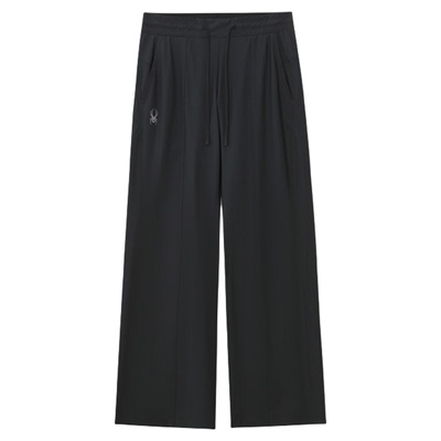 蜘蛛春夏女凉感针织户外休闲长裤