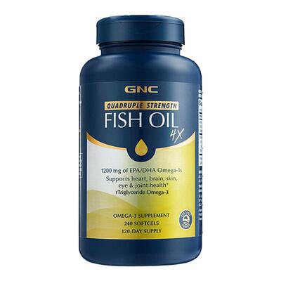 GNC健安喜四倍Omega-3深海鱼油