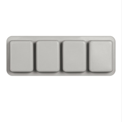 新款长方形手工皂硅胶模具皂基