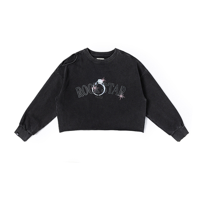 Lee肩部镂空设计女卫衣