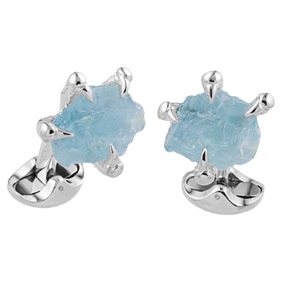 【新年礼物】英国海蓝宝袖扣绝版