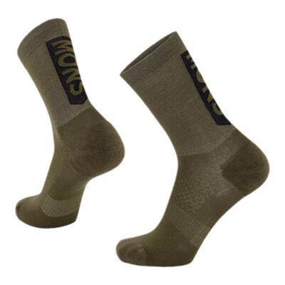 MONSROYALE羊毛透气跑步运动袜