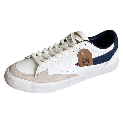 男鞋板鞋41.5码小白鞋拼色反绒皮