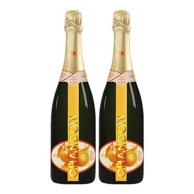 夏桐Chandon高泡花园起泡酒750ml双支柑橘风味葡萄酒旗舰店直销