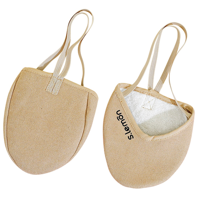 儿童艺术体操鞋女半脚鞋半掌鞋绒面舞蹈软底练功技巧鞋女童足尖鞋