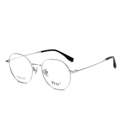 帕莎2021年新款圆框可配近视金属