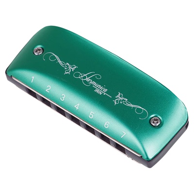 7孔布鲁斯口琴盖板哇音送脖带