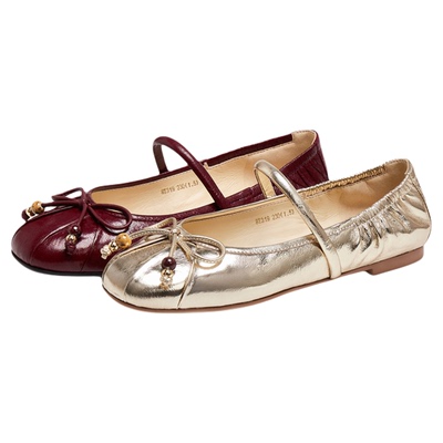 真美诗酒渍樱桃2025年秋季新款优雅甜美芭蕾玛丽珍鞋女8T319CQ5