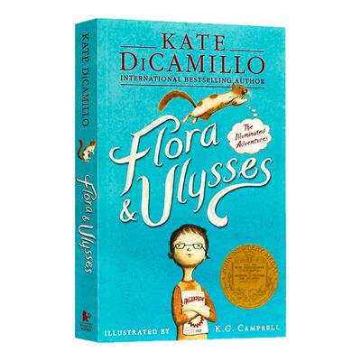 弗罗拉与松鼠侠英文原版 Flora and Ulysses 青少年课外阅读 冒险故事经典文学小说书 纽伯瑞金奖 Kate DiCamillo弗洛拉和尤利西斯